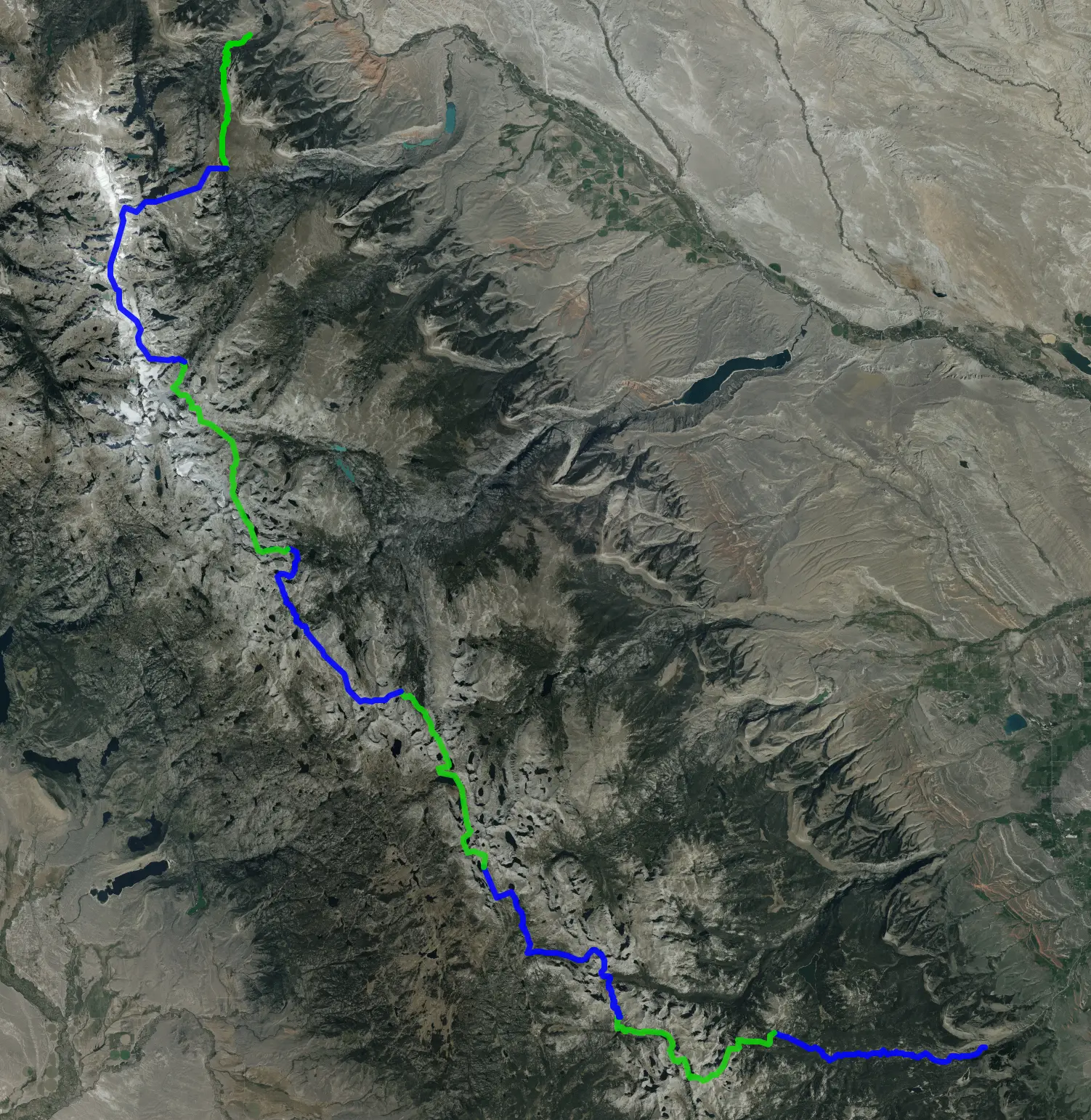 Wind River Range Route Plan ⋆ Brian Galler